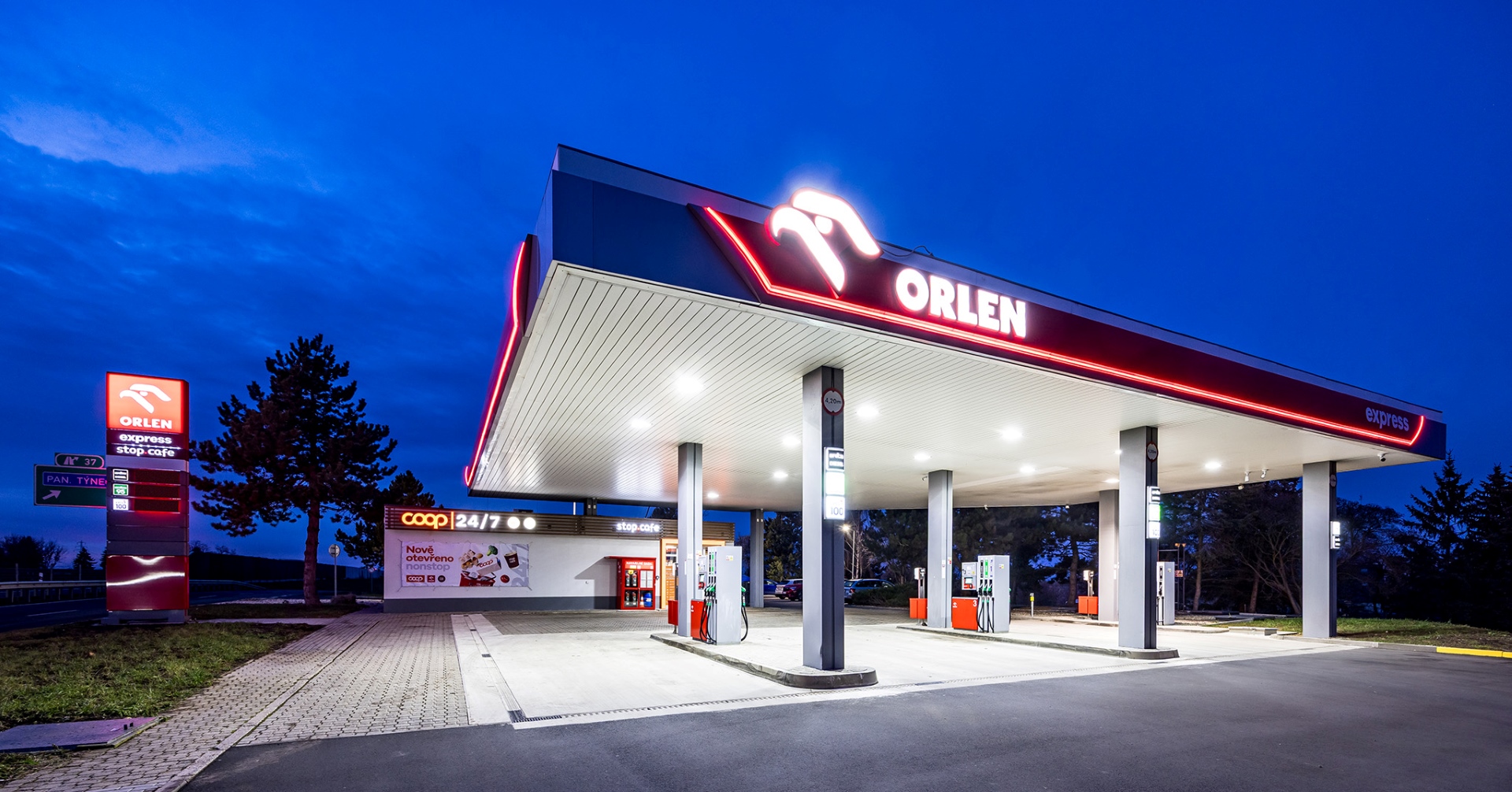 ORLEN uruchomił w Czechach pierwszy samoobsługowy sklep przy stacji paliw