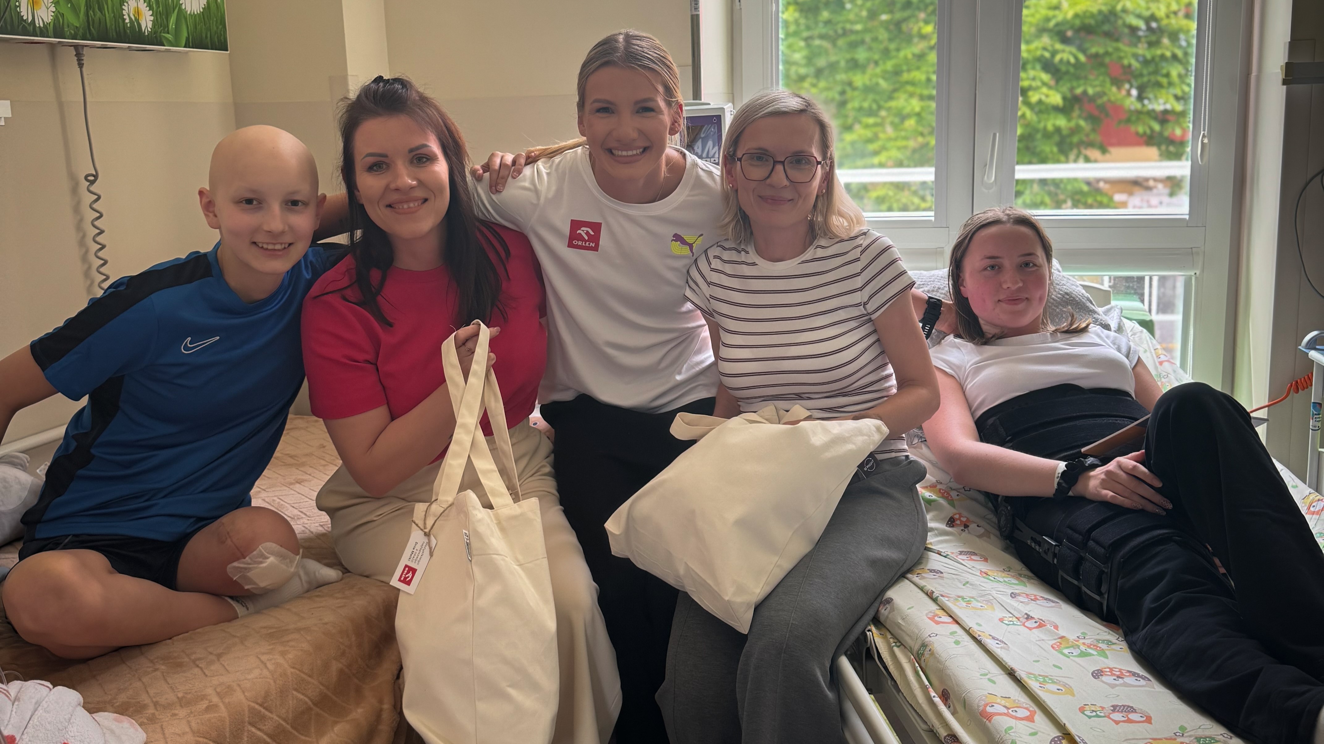 Adrianna Sułek-Schubert odwiedziła Instytut Matki i Dziecka